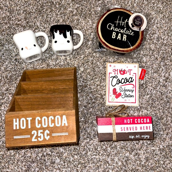 Target | Holiday | Hot Cocoa Bar Decor Bundle | Poshmark